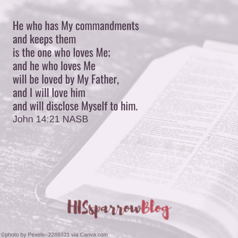 Identity: The One Whom Jesus Loves – HISsparrowBlog